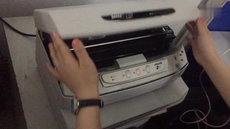 scenesun 南天PR2E打印机 更换色带架墨带步骤演示视频