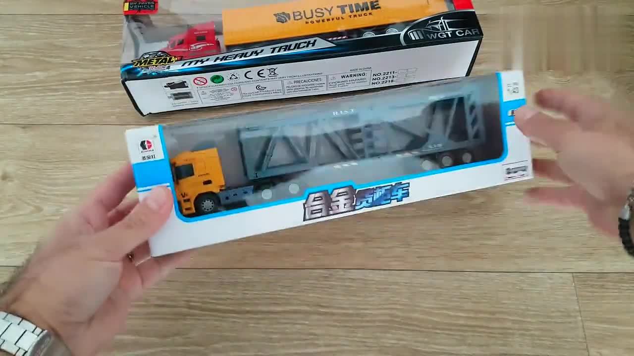 RC模型卡车玩具套装拆箱