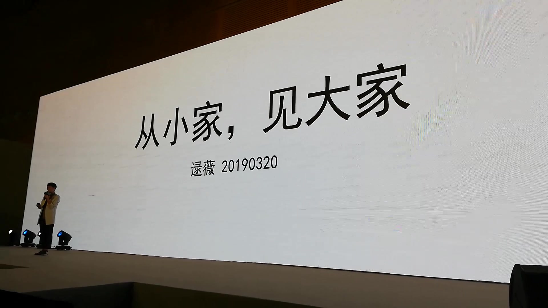 【演讲】逯薇 演讲视频 《从小家,见大家》