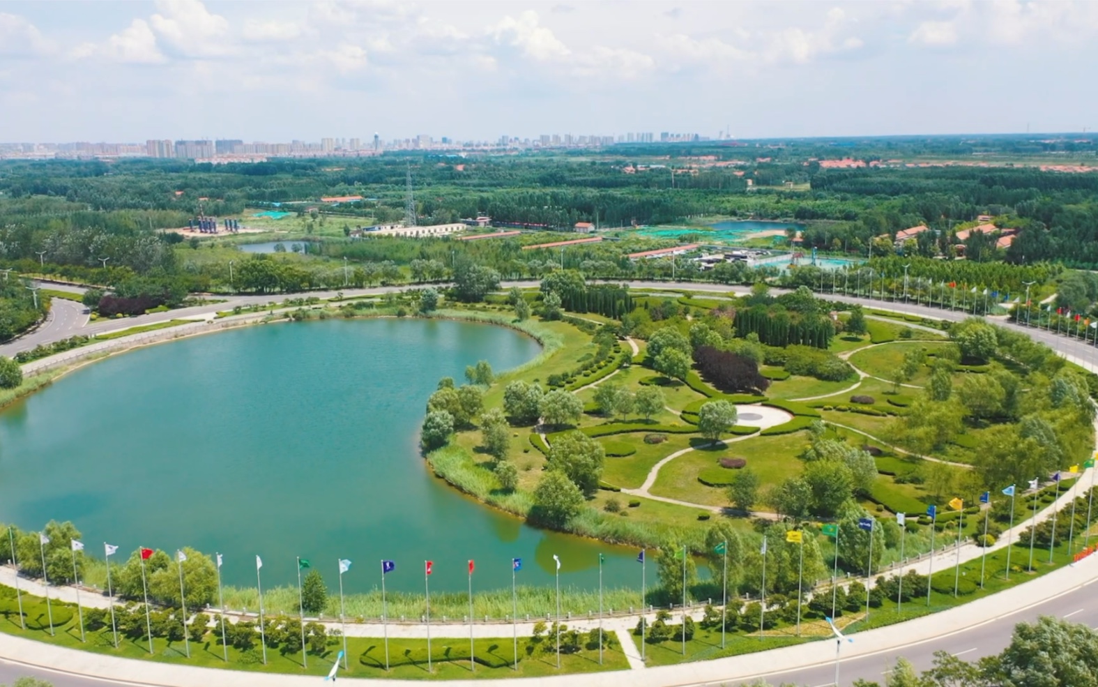 山东滨州地标航拍(1)