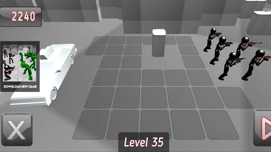 火柴人战斗模拟器:黑方这扔手榴弹的技术也真是没谁了,真搞笑!