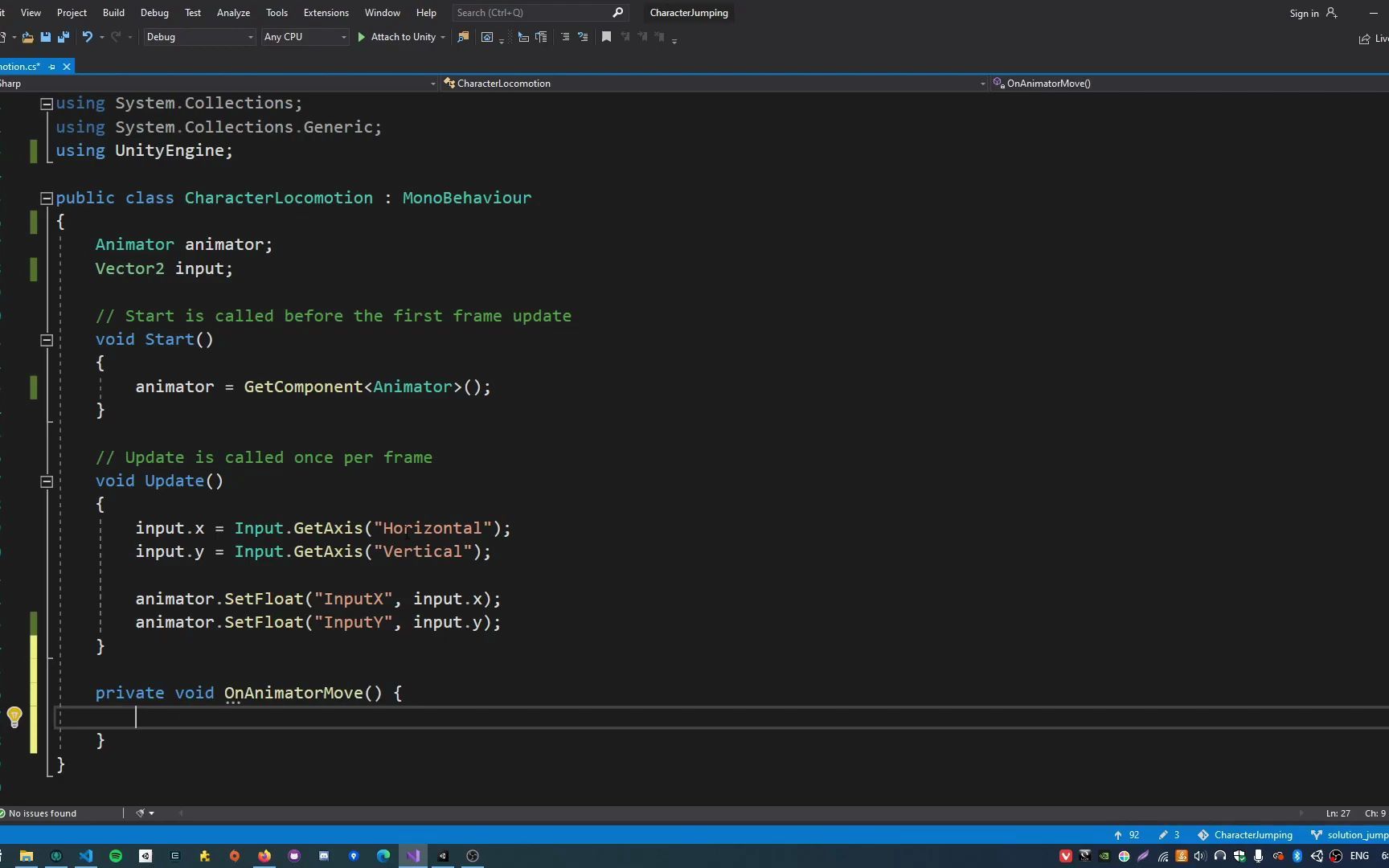 Unity第三人称角色控制器开发11 by TheKiwiCoder 机翻