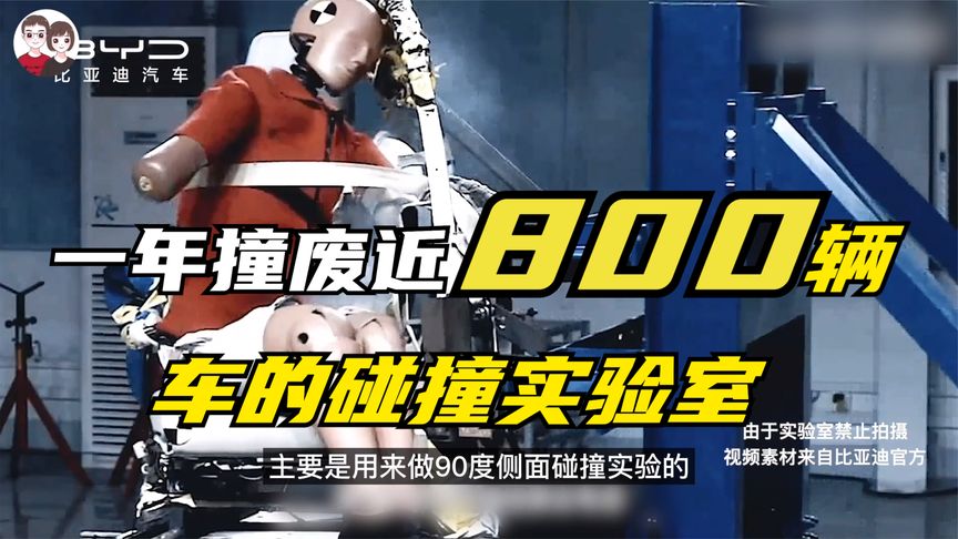 一年撞废近800辆车的汽车碰撞实验室