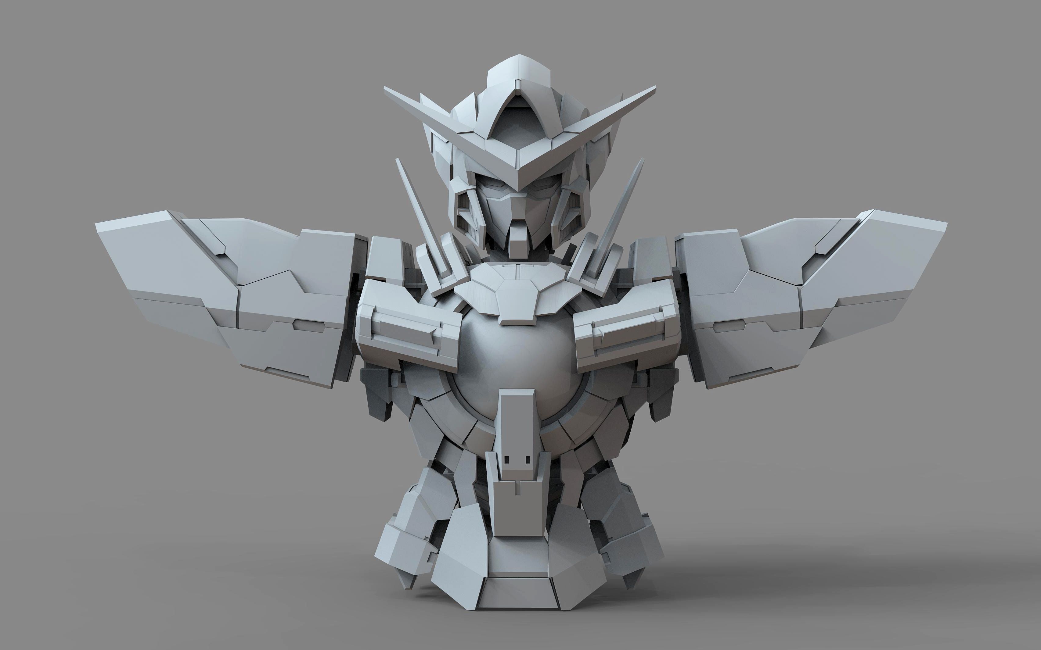 【3DMAX建模】超帅高达机甲模型制作,从0开始带你轻松还原!