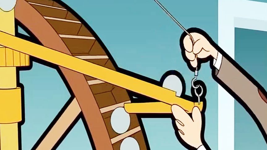 憨豆先生动画版:随便破坏公物是不对的,憨豆别闯祸