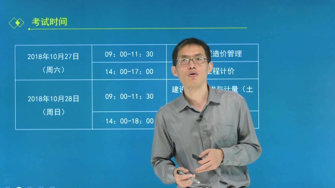 2018来学网来学教育造价工程师备考导学班造价案例分析考试时间02