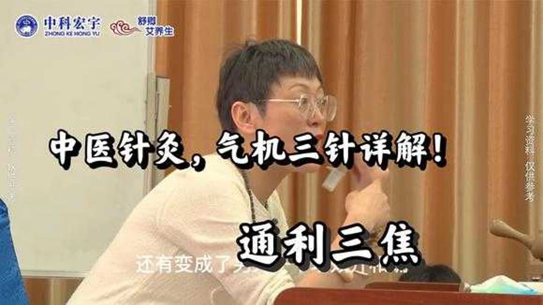舒卿:中医针灸,舒氏针法,通利三焦,气机三针详解分享!