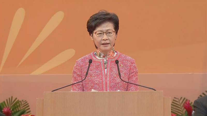 林郑月娥:港府无畏无惧 依法履行维护国家安全职责