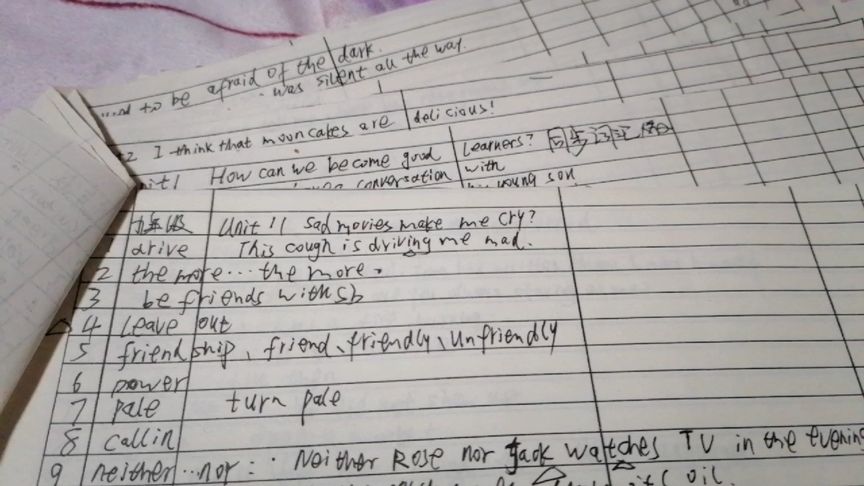 1102讲解九年级上册英语同步重点单词