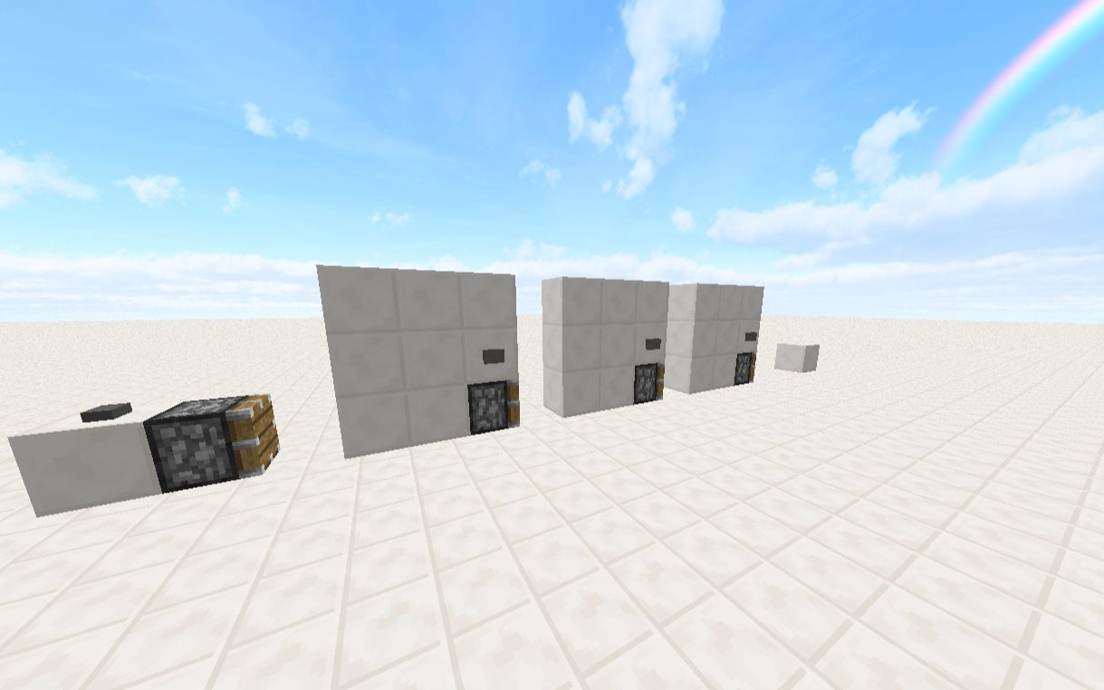 [MC跑酷]Z轴3bm活塞3连3墙