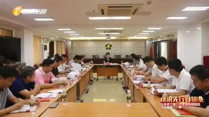 海南省残联学习贯彻省委七届八次全会精神并提出:落实全会精神