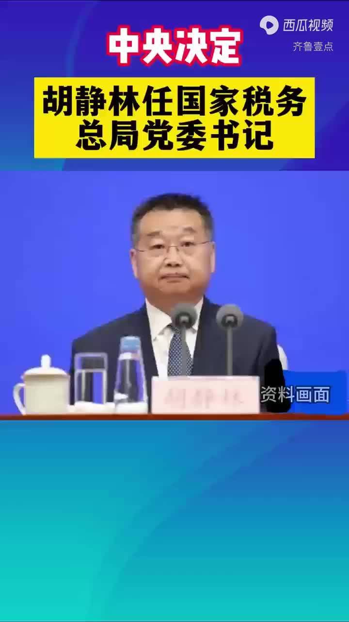 观政视频|胡静林任国家税务总局党委书记