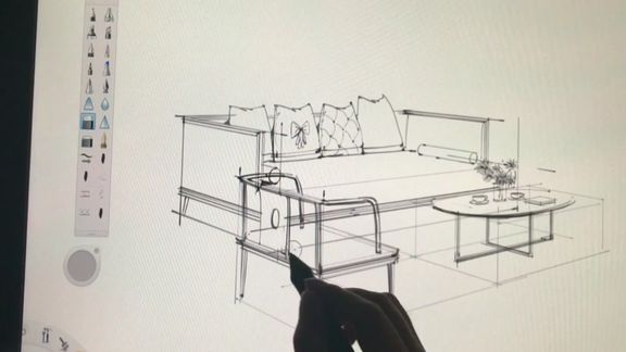 ...从手绘零基础开始学习的设计师,有透视辅助,有系统的教学体系!电脑...