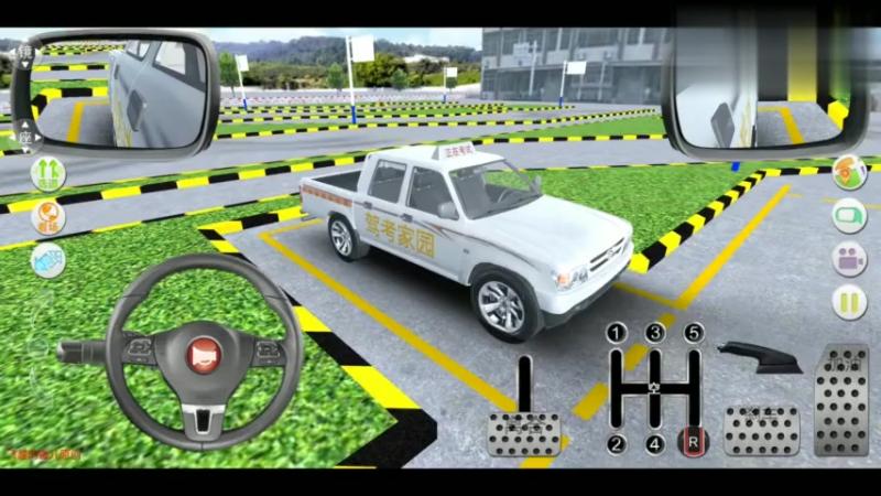 科目二真实模拟考试,广东揭阳市普宁市云落考场。皮卡车,手动挡