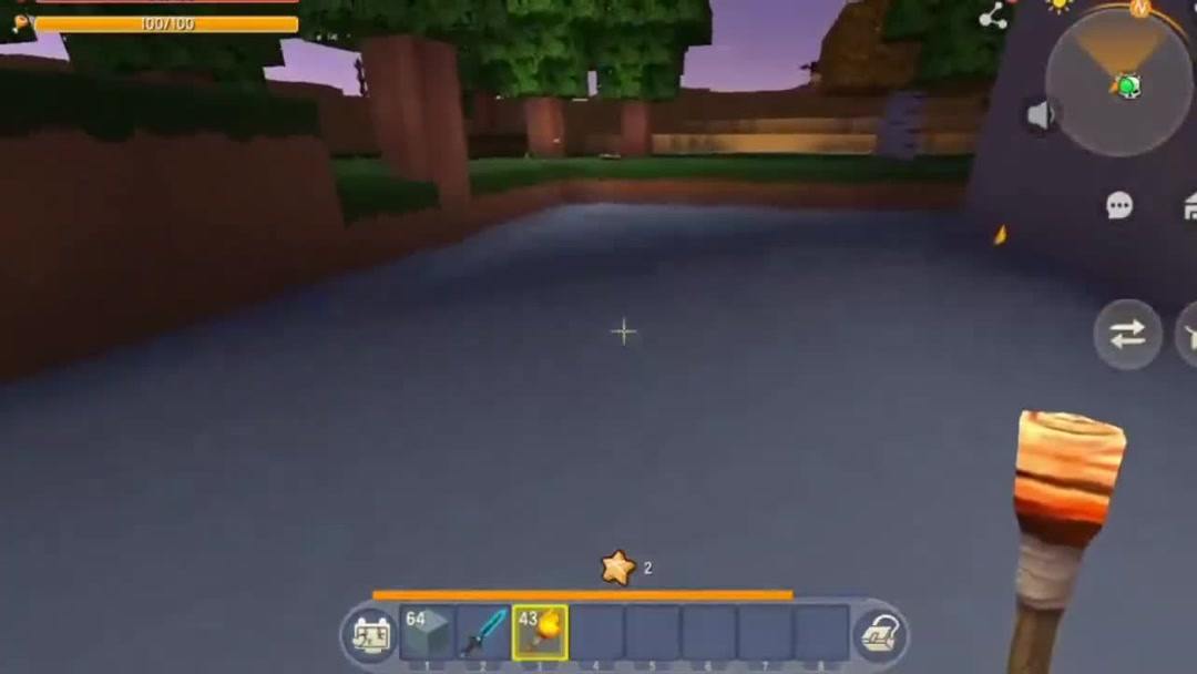 迷你世界游戏:带妹生存,夜晚半仙带着兔美美沙漠大战地心人大军