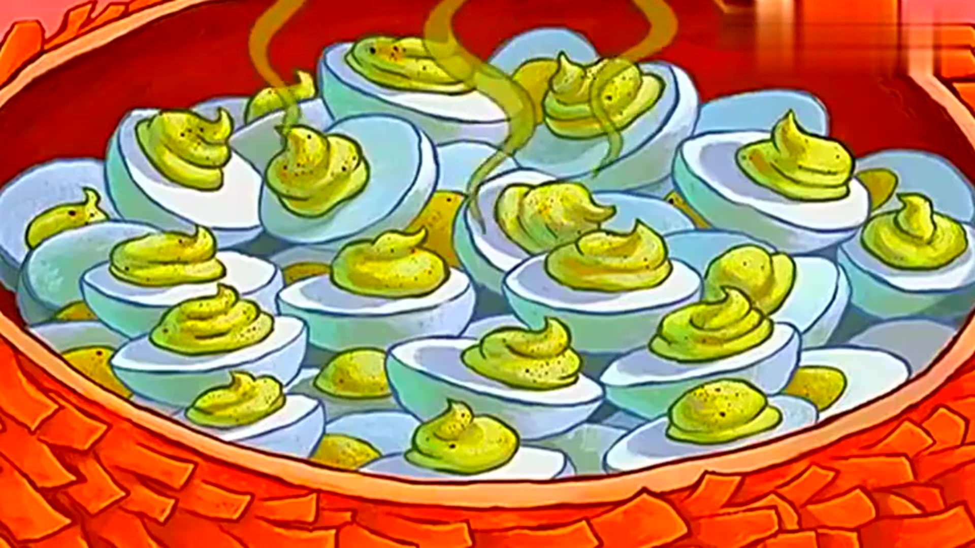 海绵宝宝为派对准备了一大堆美食,不过这计划表长得过分了吧!