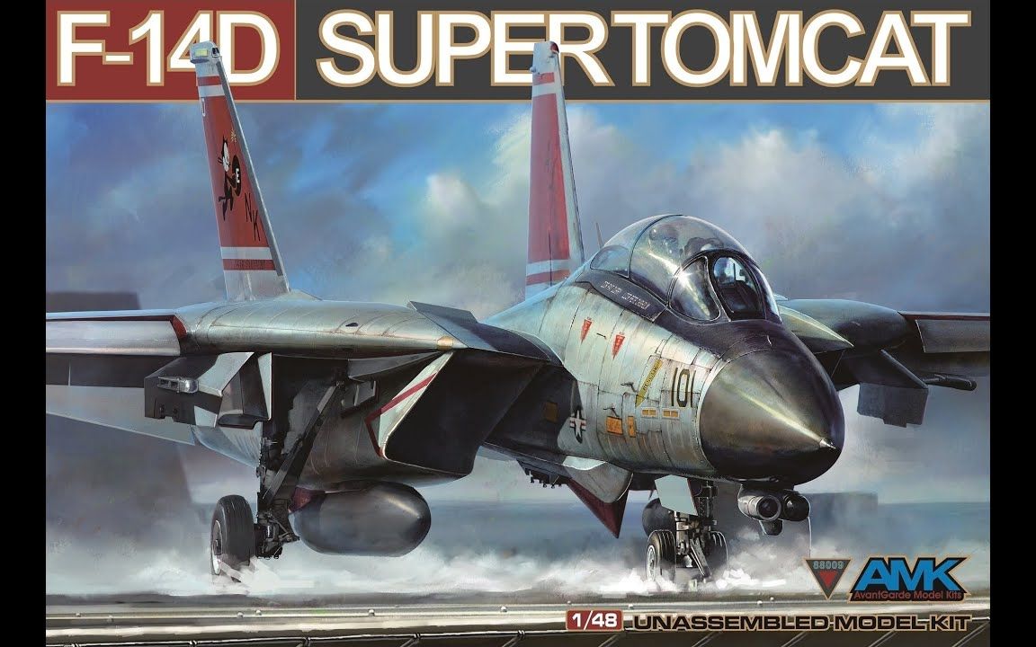 Genessis AMK 48比例 F-14D超级雄猫 开盒评测