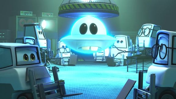 【汽车总动员番外篇4】拖车板牙与外星飞行物