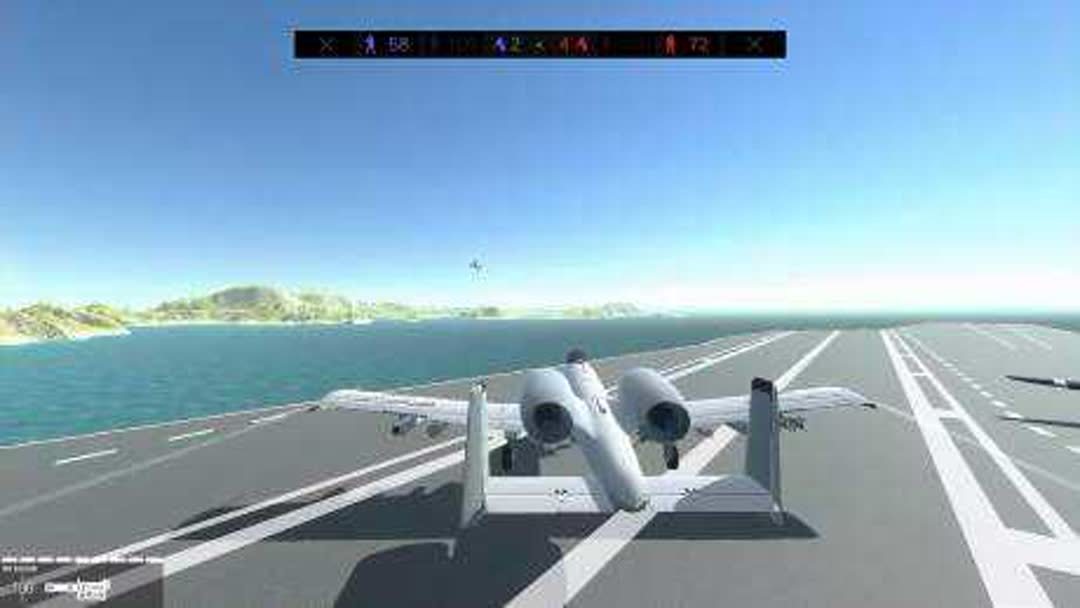 战地模拟器:战机被炮弹击中,情况紧急!