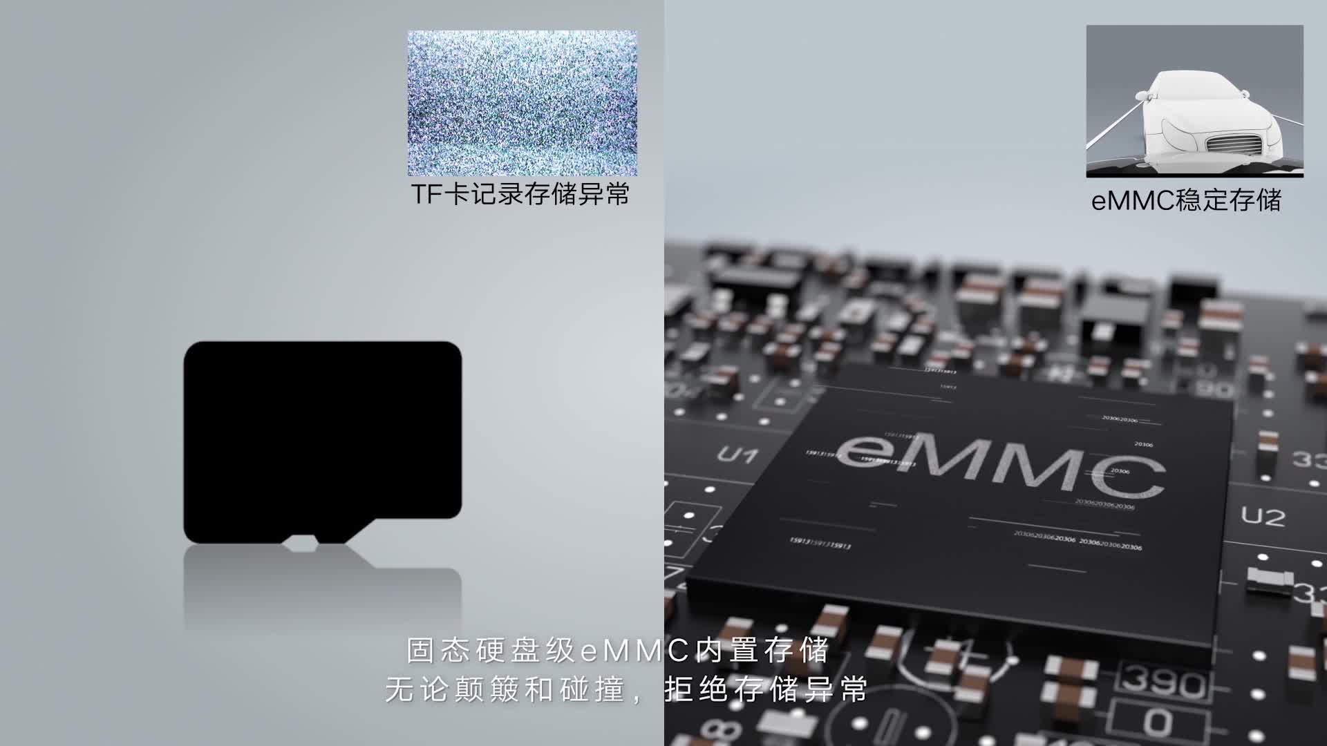 盯盯拍miniOne智能行车记录仪 1080P高清夜视固态硬盘级内置存储...