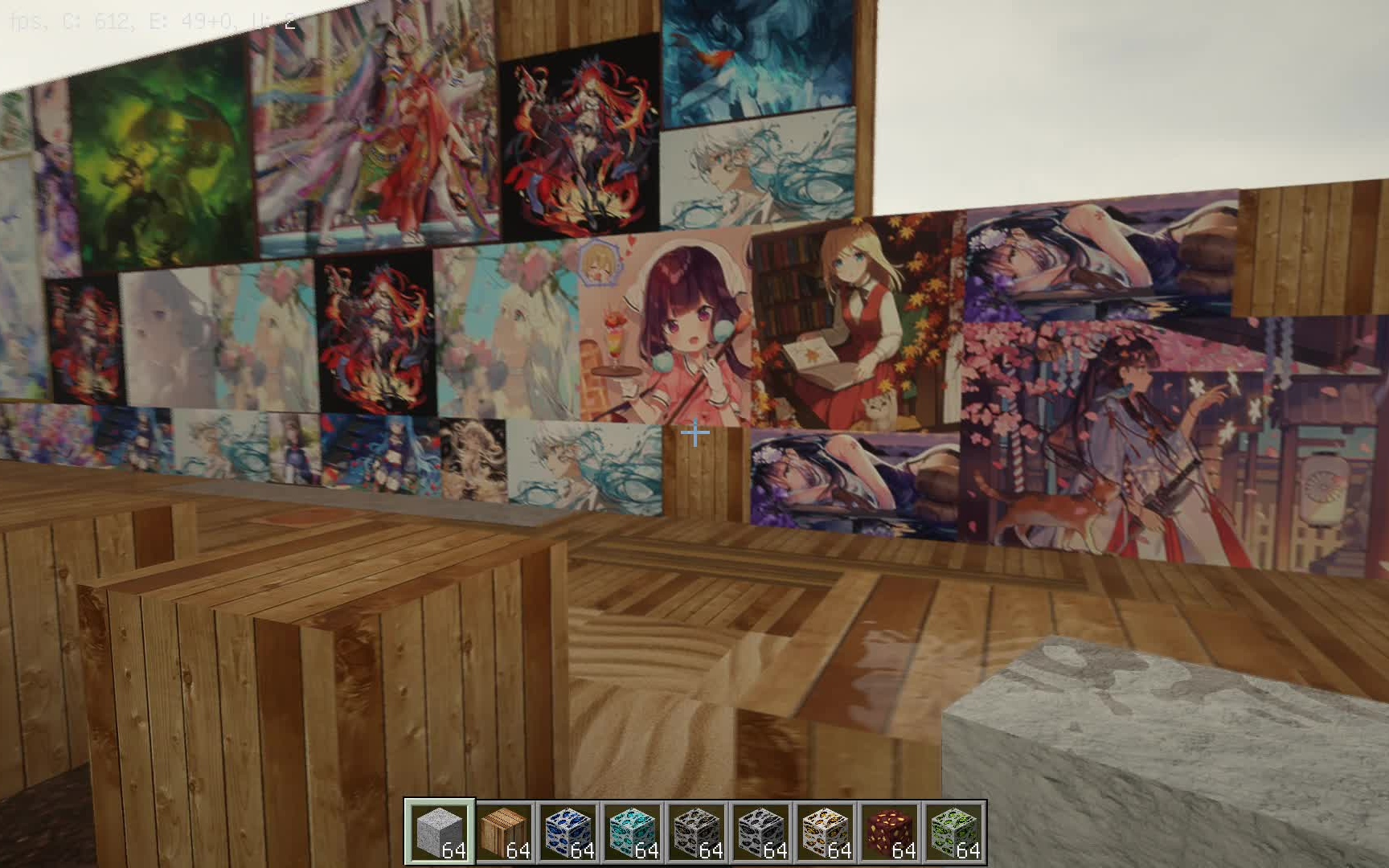 Minecraft我的世界壁画更换材质包