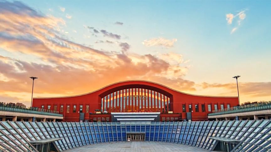 K2021次列车即将到达终点站