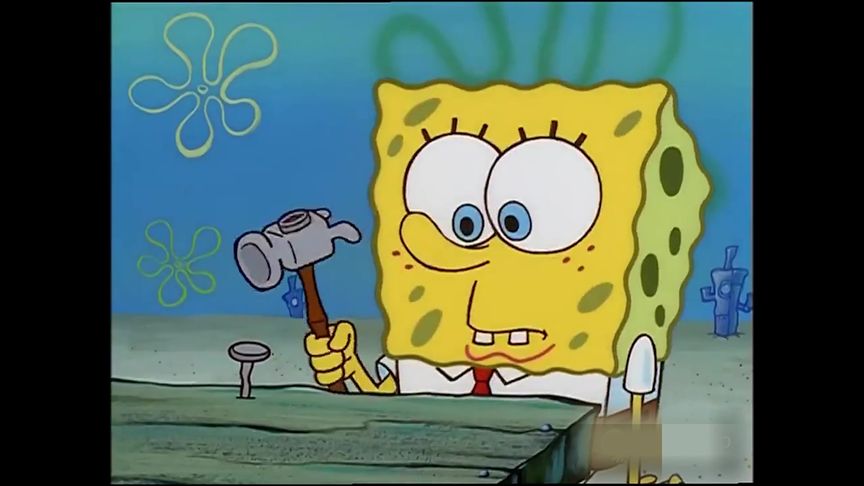 章鱼哥与海绵宝宝合作唢呐#动漫剪辑 #搞笑短片 #经典 #童年动画