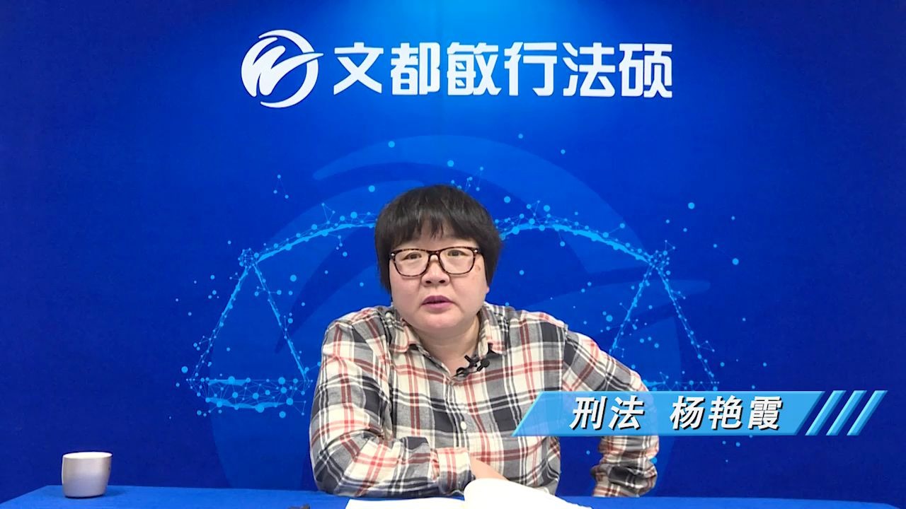 文都敏行2021法硕先修阶段刑法杨艳霞05