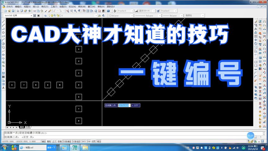 CAD高手才知道的技巧,一键编号,从此告别加班