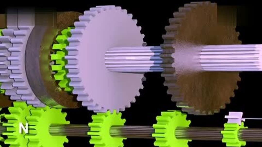 变速箱工作原理-Transmission Animation(动画)