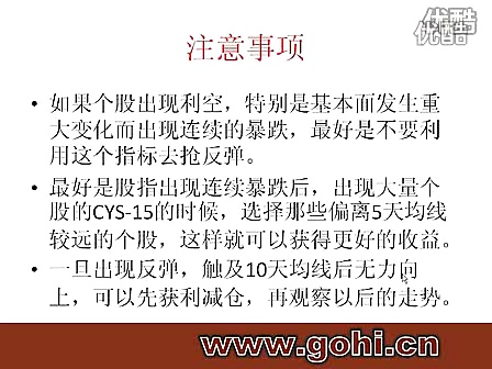 CYS短线盈亏指标