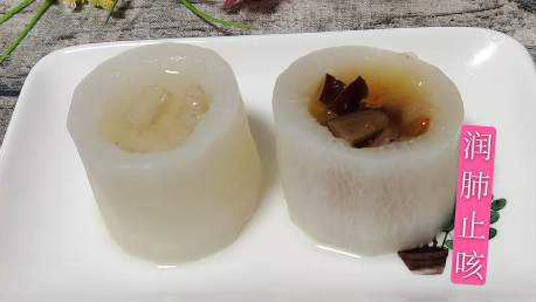 孩子咳嗽老不好，一个萝卜和梨这样做，润肺止咳，做法简单