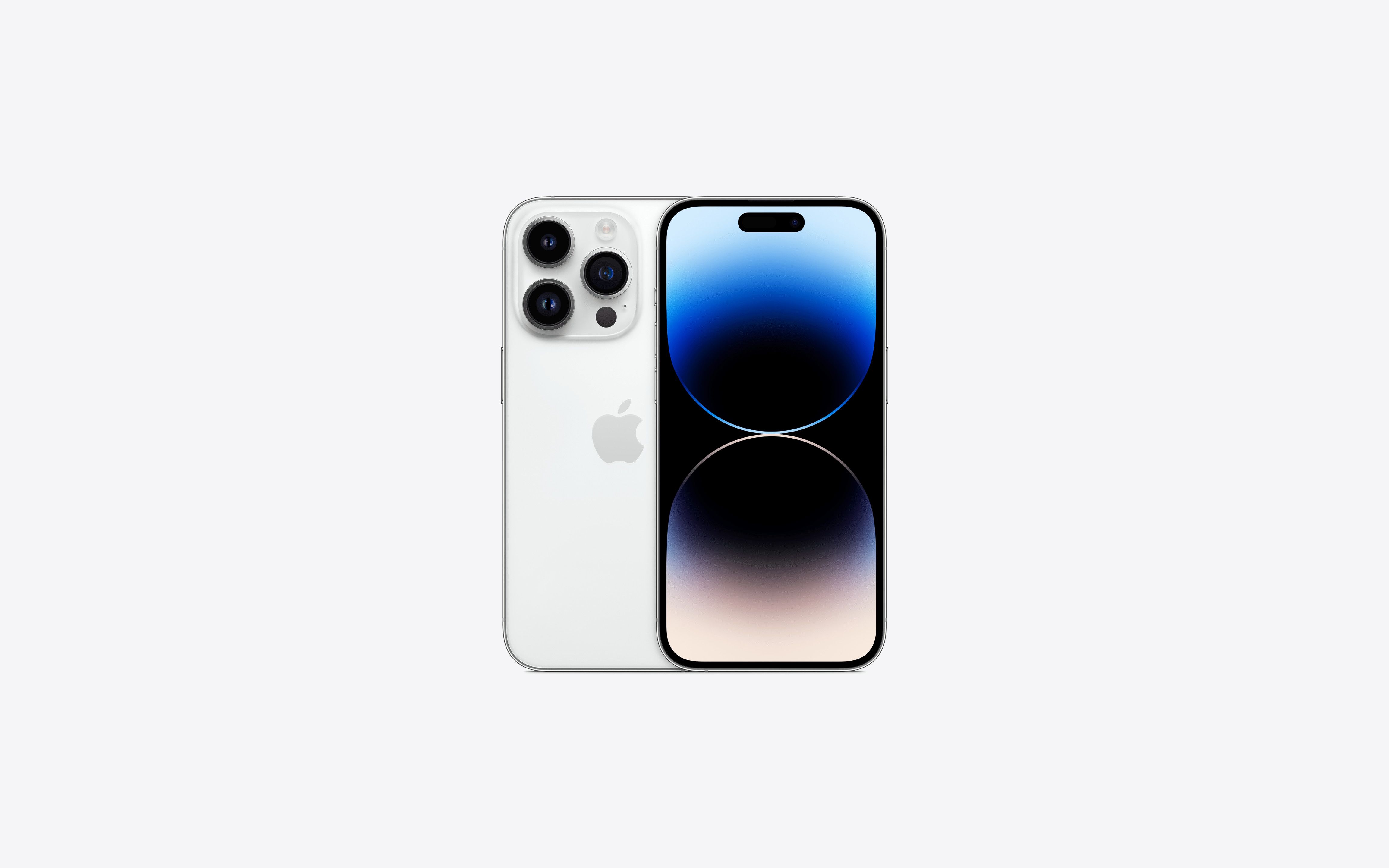 iPhone 14 Pro 银色 三维模型展示 3D Model