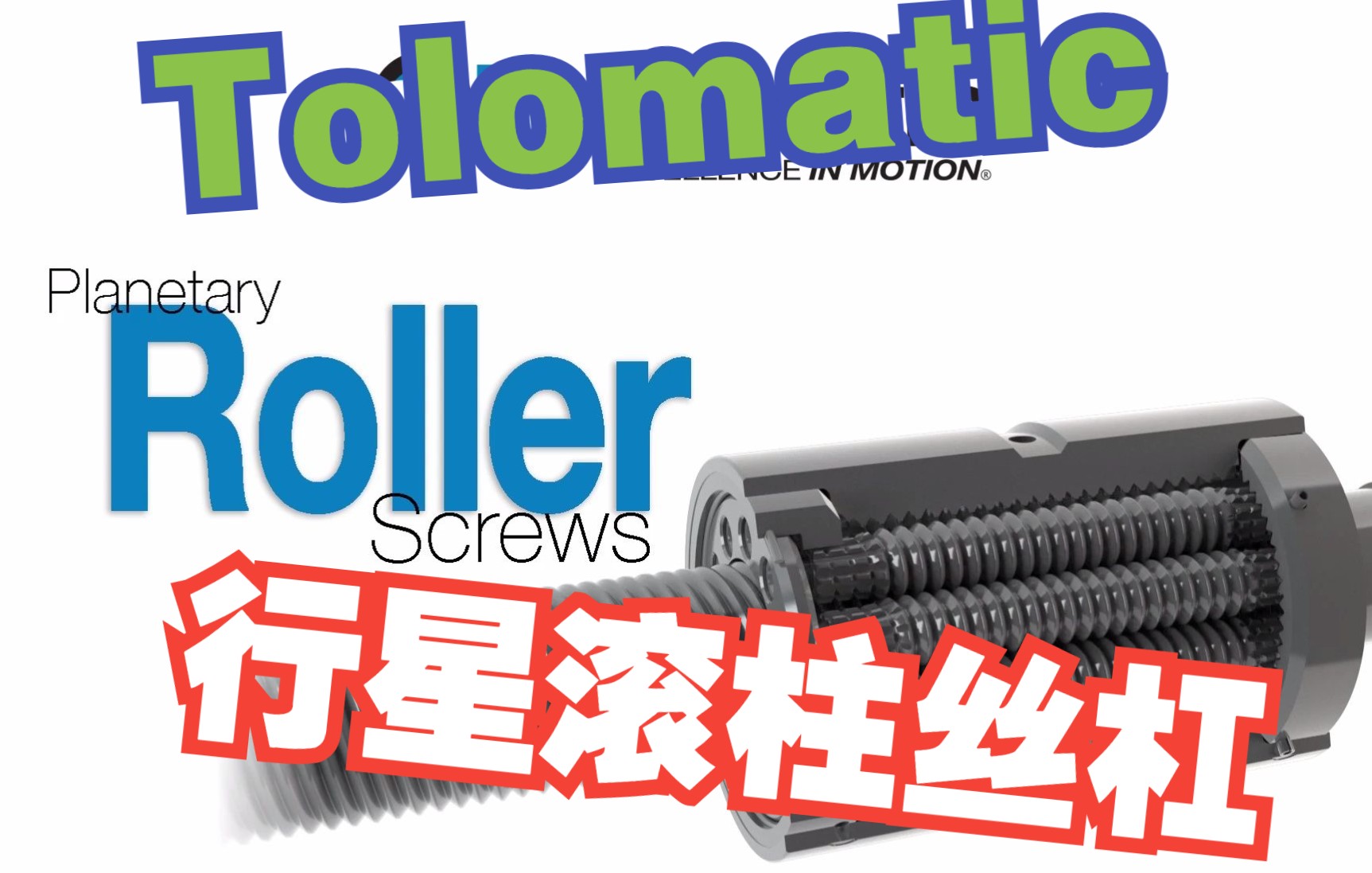 用于ERD、RSA、RSX、IMA、SWA、GSWA的Tolomatic行星滚柱丝杠