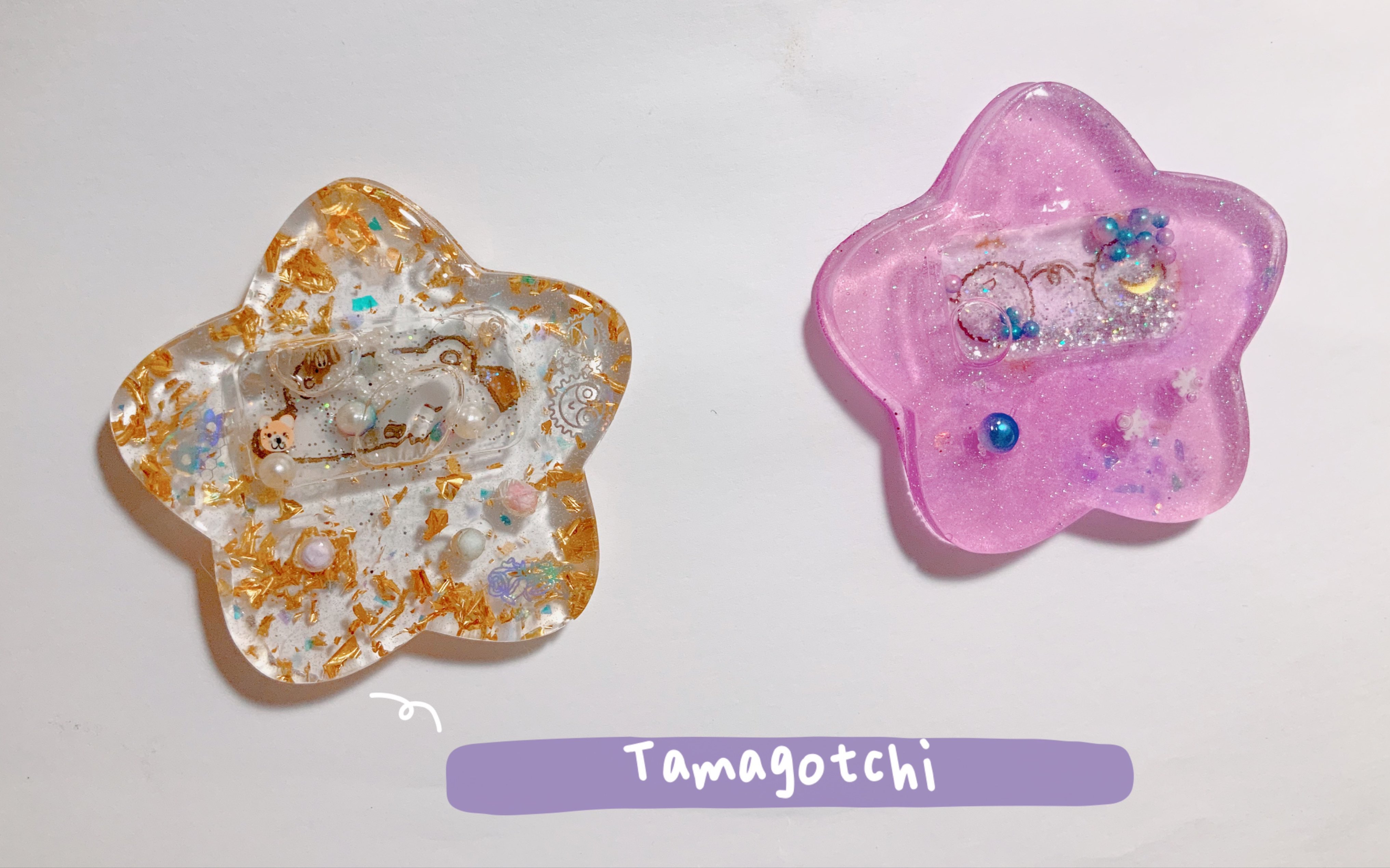 【滴胶】很多个超可爱流沙模具的调色制作脱模过程,新手向