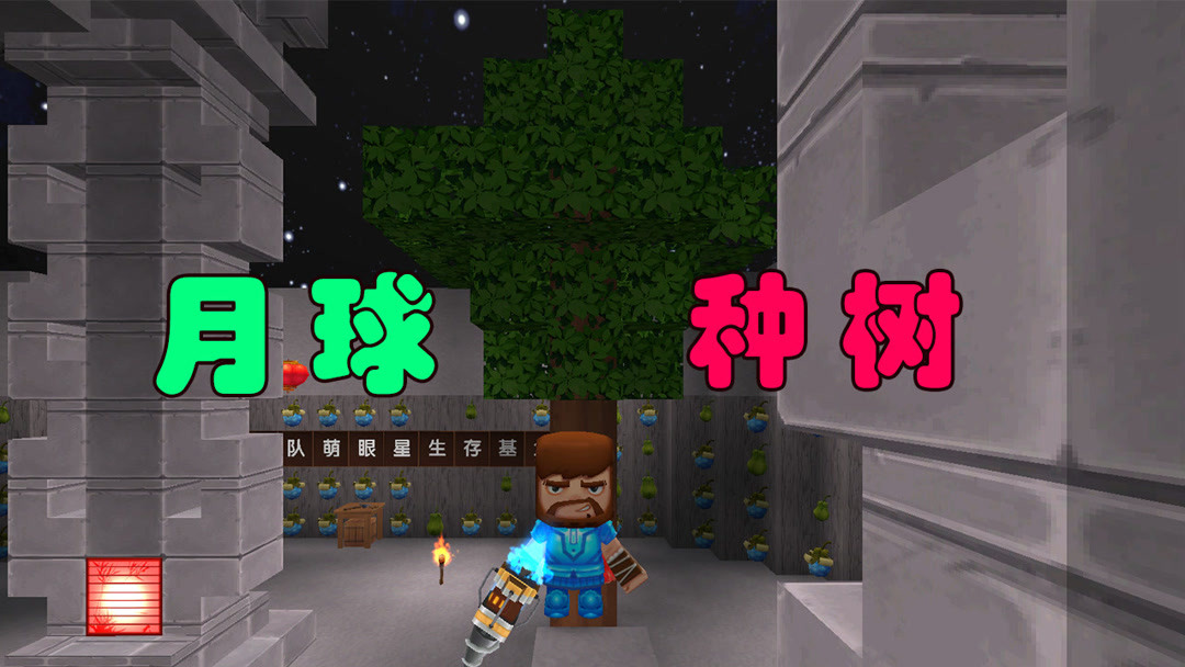 迷你世界 月球上种出第一棵树