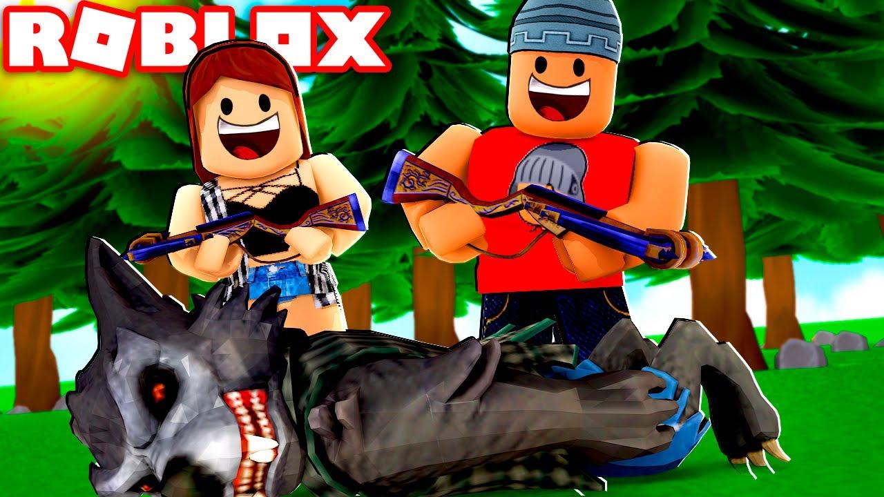 小飞象解说 Roblox狼人杀模拟器 变身猎人一击必杀可怕狼人!