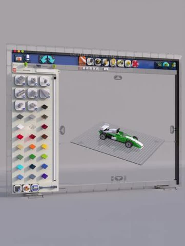 乐高拼的ldd软件界面#乐高 #乐高moc