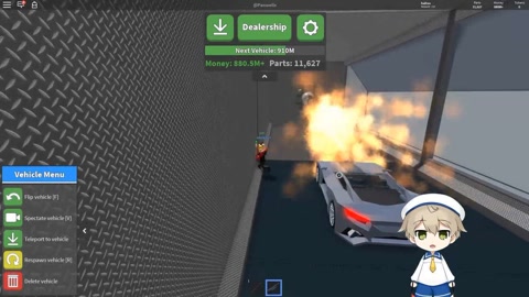 小格解说_Roblox_汽车摧毁模拟器-超级核弹炸汽车!还有