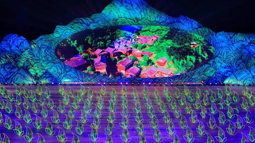 湖南省运会开幕式文艺演出:山水欢歌