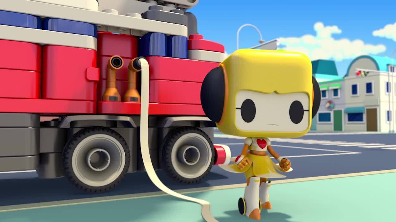 原来消防车还有这个功能?儿童益智趣味动画