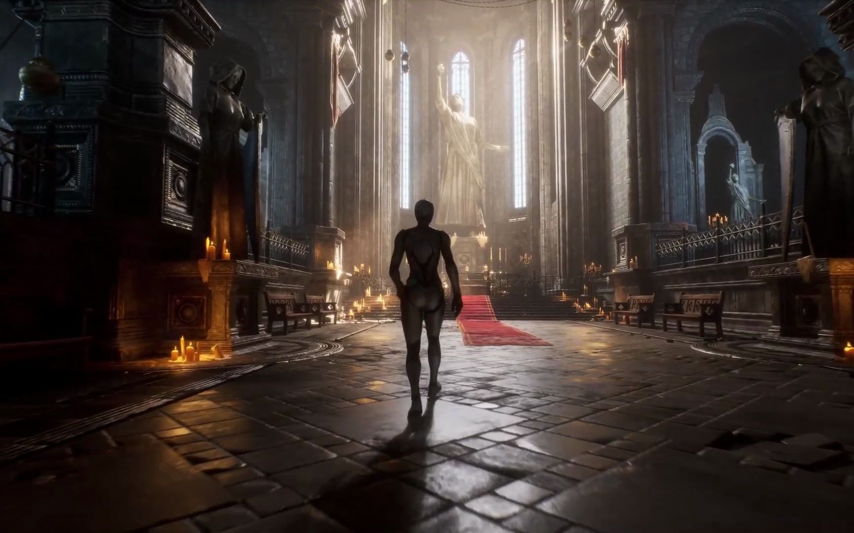 古代大教堂环境场景Unreal Engine游戏素材 演示视频 RRCG