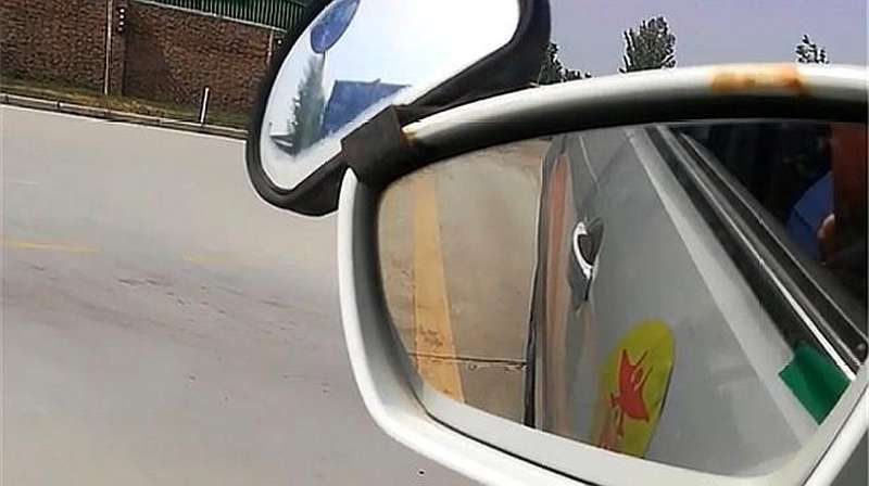 科目二左倒库教学,原来找点位这么简单,后悔没早知道!