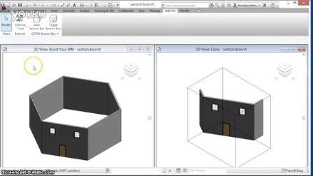 Revit20143D剖面框作物附加有自动旋转