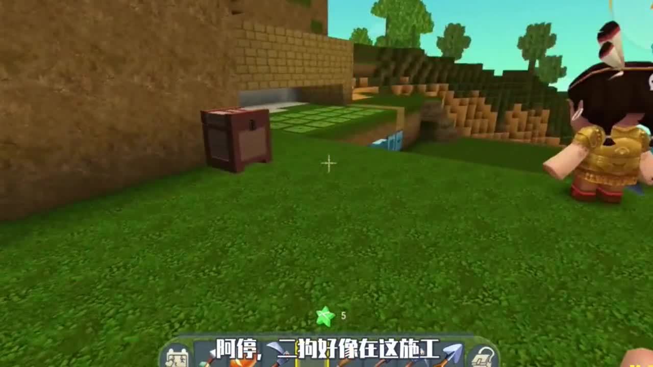 迷你世界:狗蛋被怪物追到二狗子的建筑里,结果里面都是陷阱