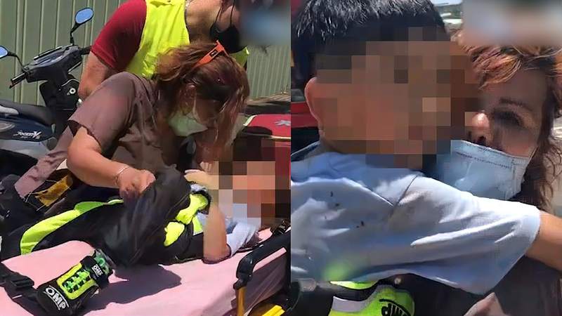 林志颖撞车起火,6岁儿子穿赛车服坐副驾,获救脱困第一句话曝光