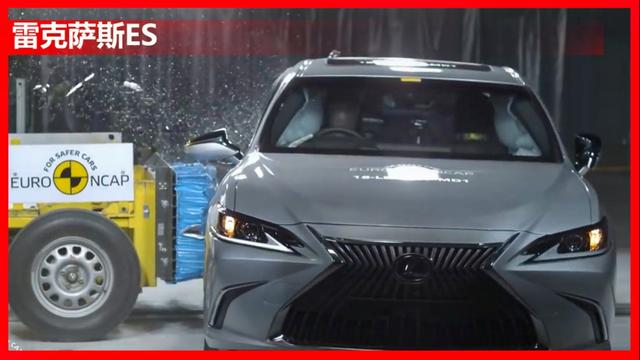 雷克萨斯ES侧面碰撞测试,这A柱表现,买BBA的后悔没?