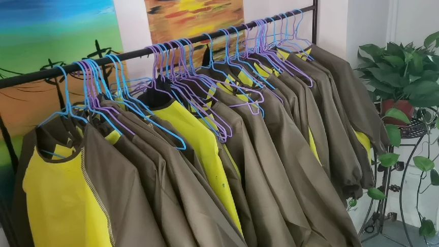 美术教室的一角