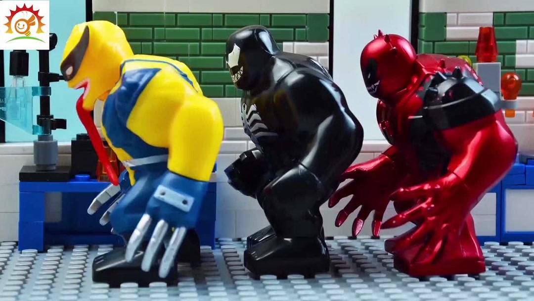 乐高复仇者联盟 绿巨人vs毒液队 卡通动画