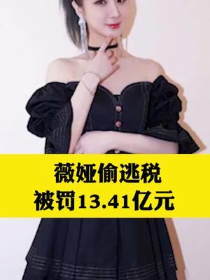 薇娅偷逃税被罚13.41亿元